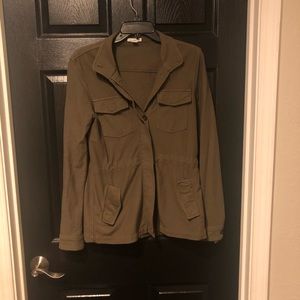 James Perse | Jackets & Coats | James Perse Green Jacket | Poshmark